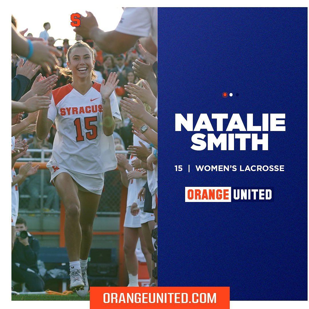 natalie smith | Syracuse University | Postgame Player Portal